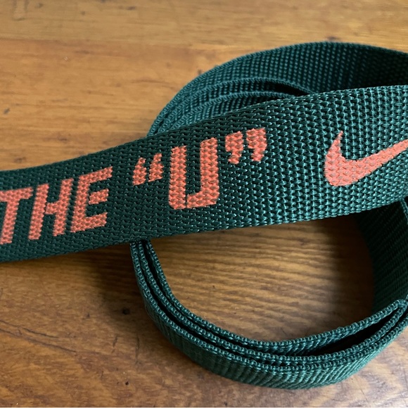 Nike THE "U" | Accessories | Mens Nike Green Orange The U Belt | Poshmark
